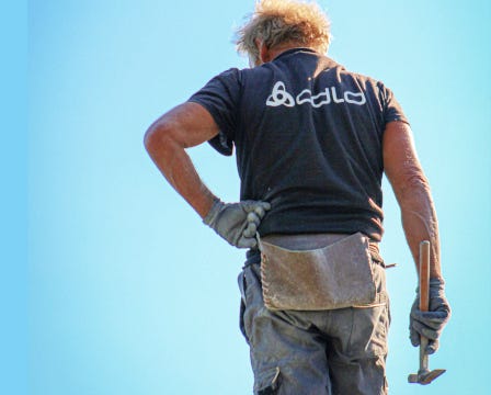 The Very Handy Man - by Sharron Bassano - LEAVES