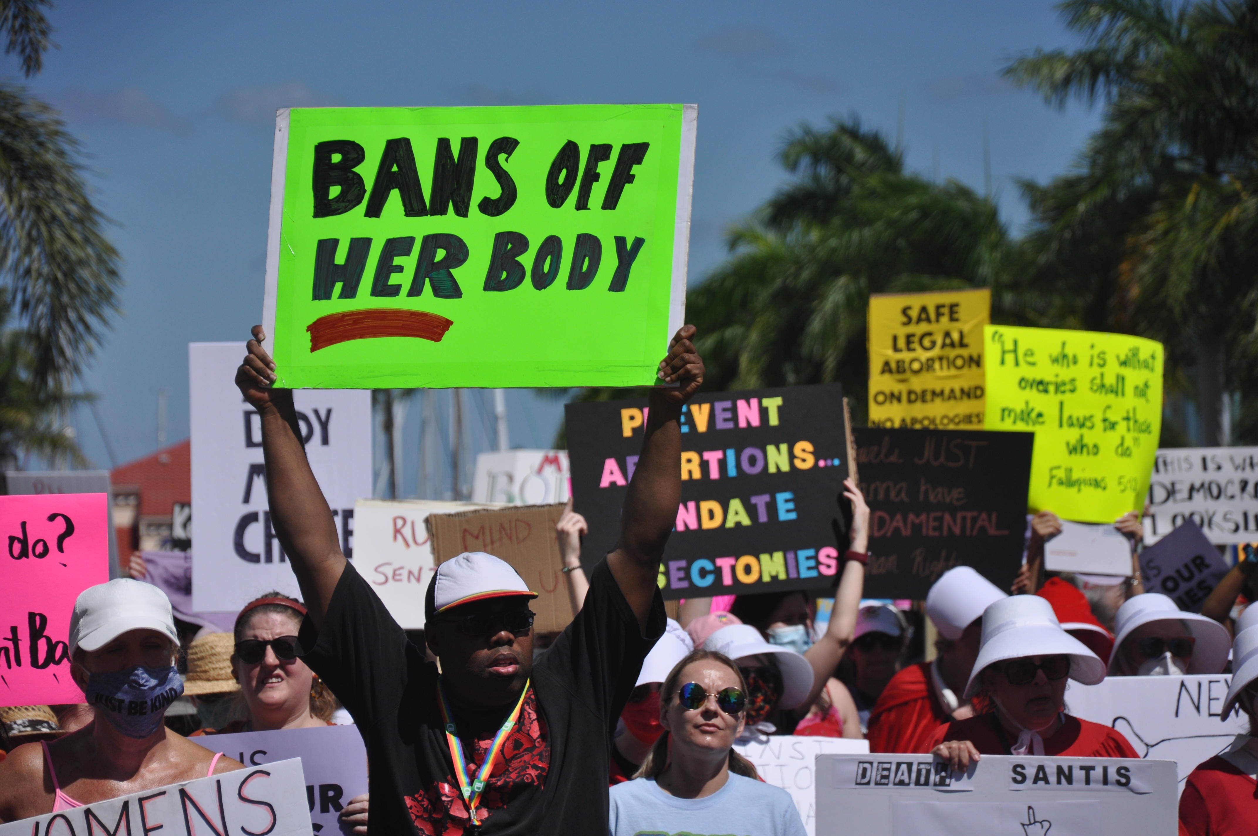 More photos from pro-choice march in downtown Bradenton