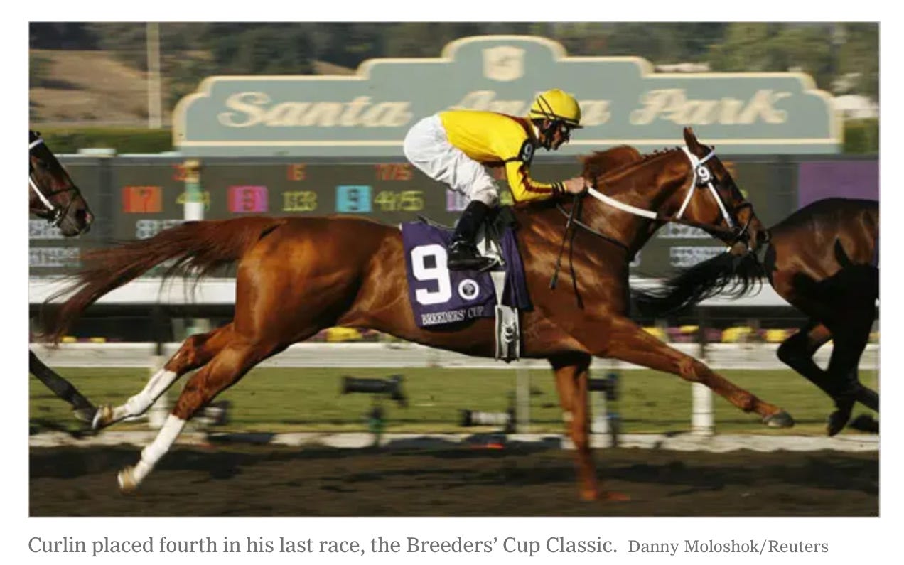 Jim Dandy eve or Curlin day? - by Charles Simon