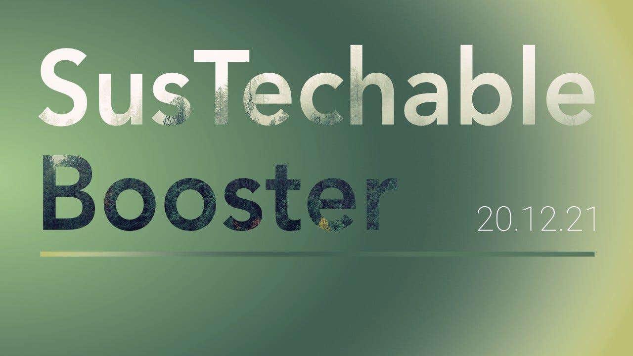 SusTechable Booster - Climate crisis today, ESG risks and a net zero restaurant