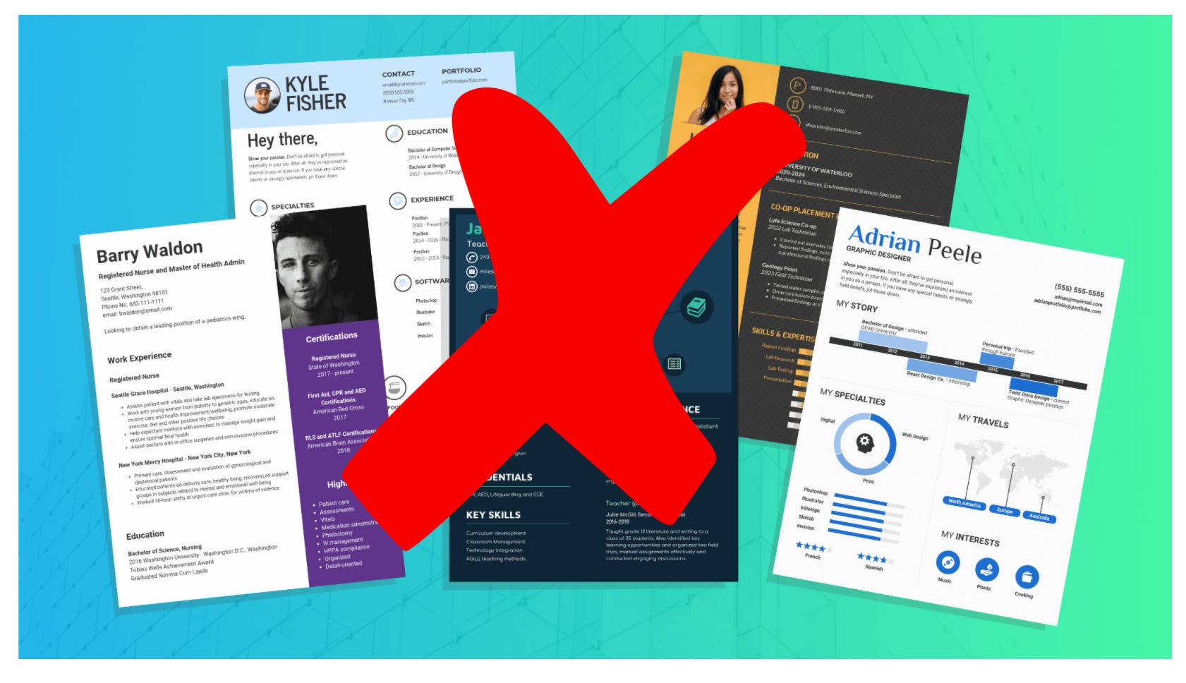 How to Write a Rockstar CV - by Palle Broe - Rule of thumb