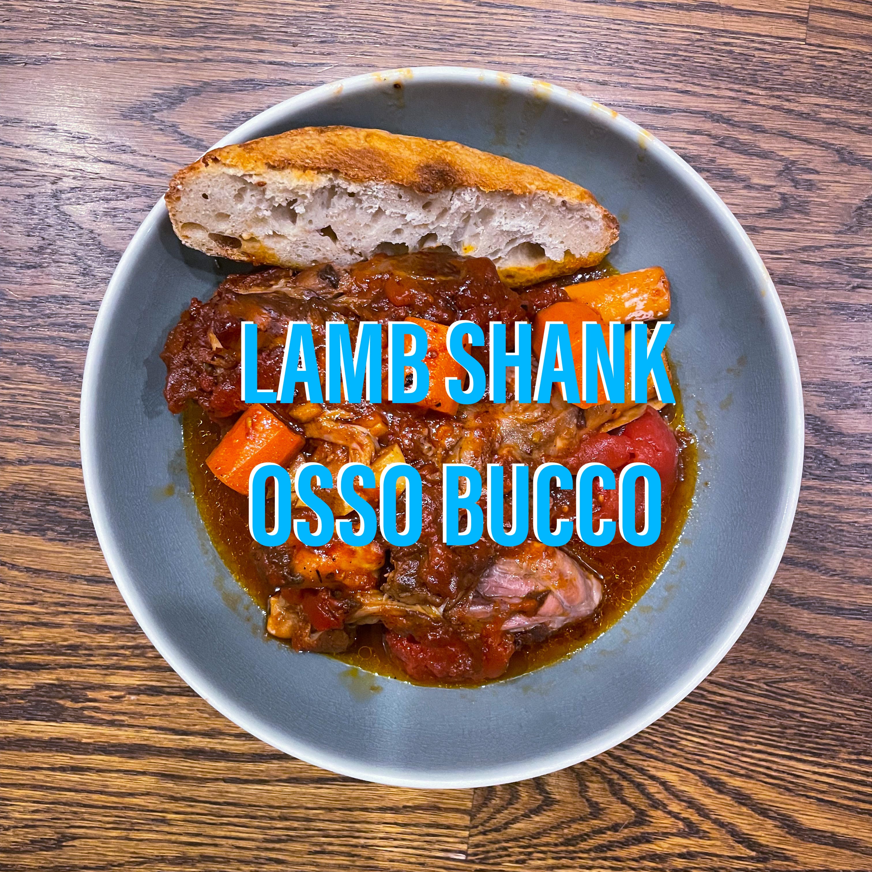 Lamb Shank Osso Bucco - by Lou Tamposi - Cow We Doin'