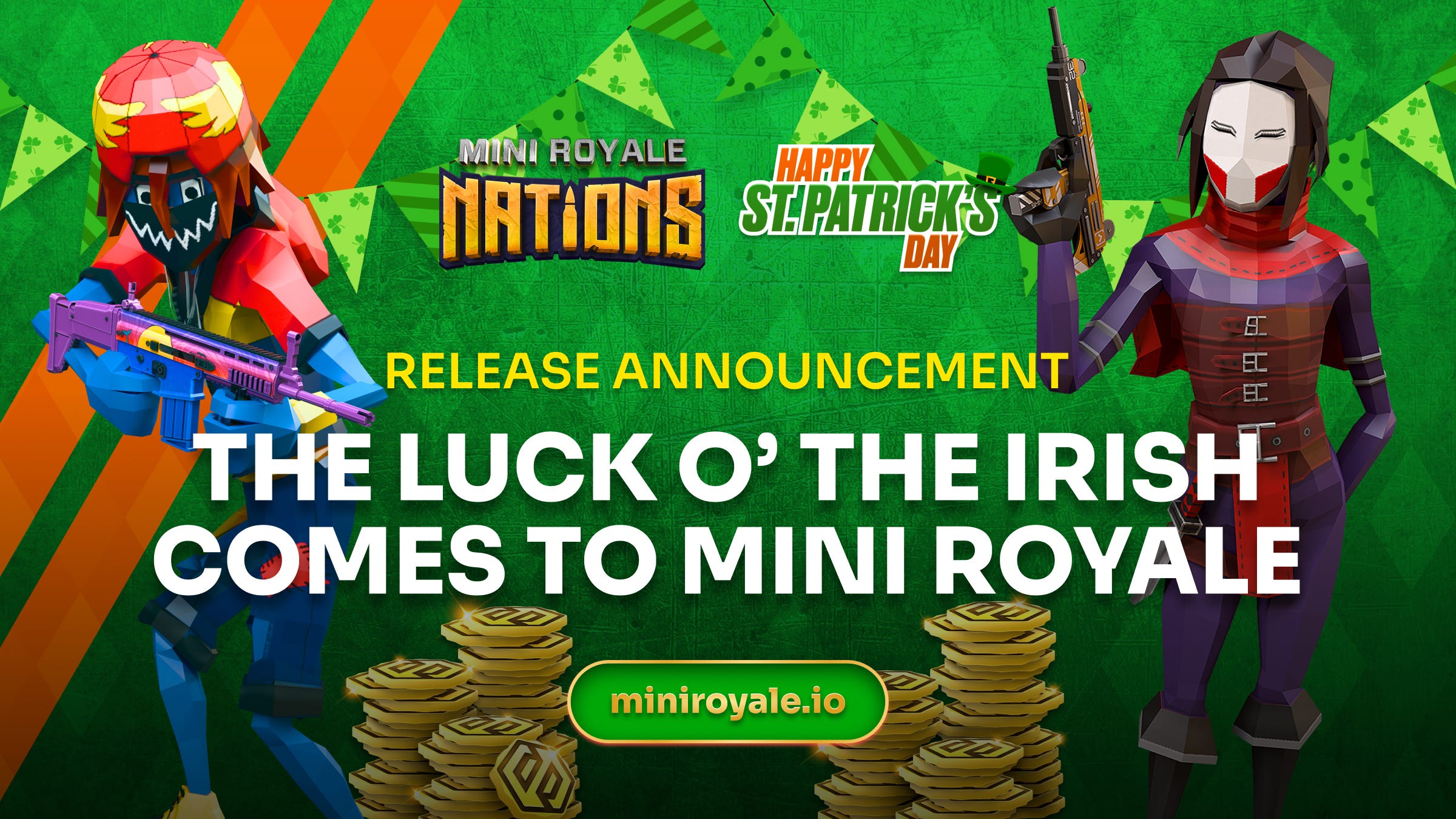 Release 1.0.181.6: 🍀 Mini Royale: Nations is celebrating St. Patrick's ...