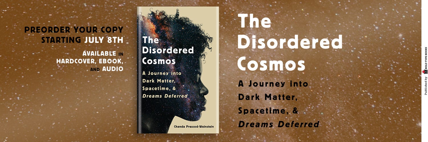 The Disordered Cosmos is coming! Preorder July 8!
