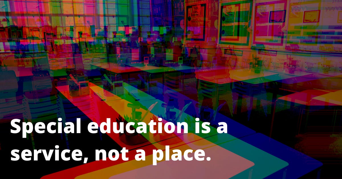 Let's Stop Pretending That We Can't Do Better Than Segregated Special ...