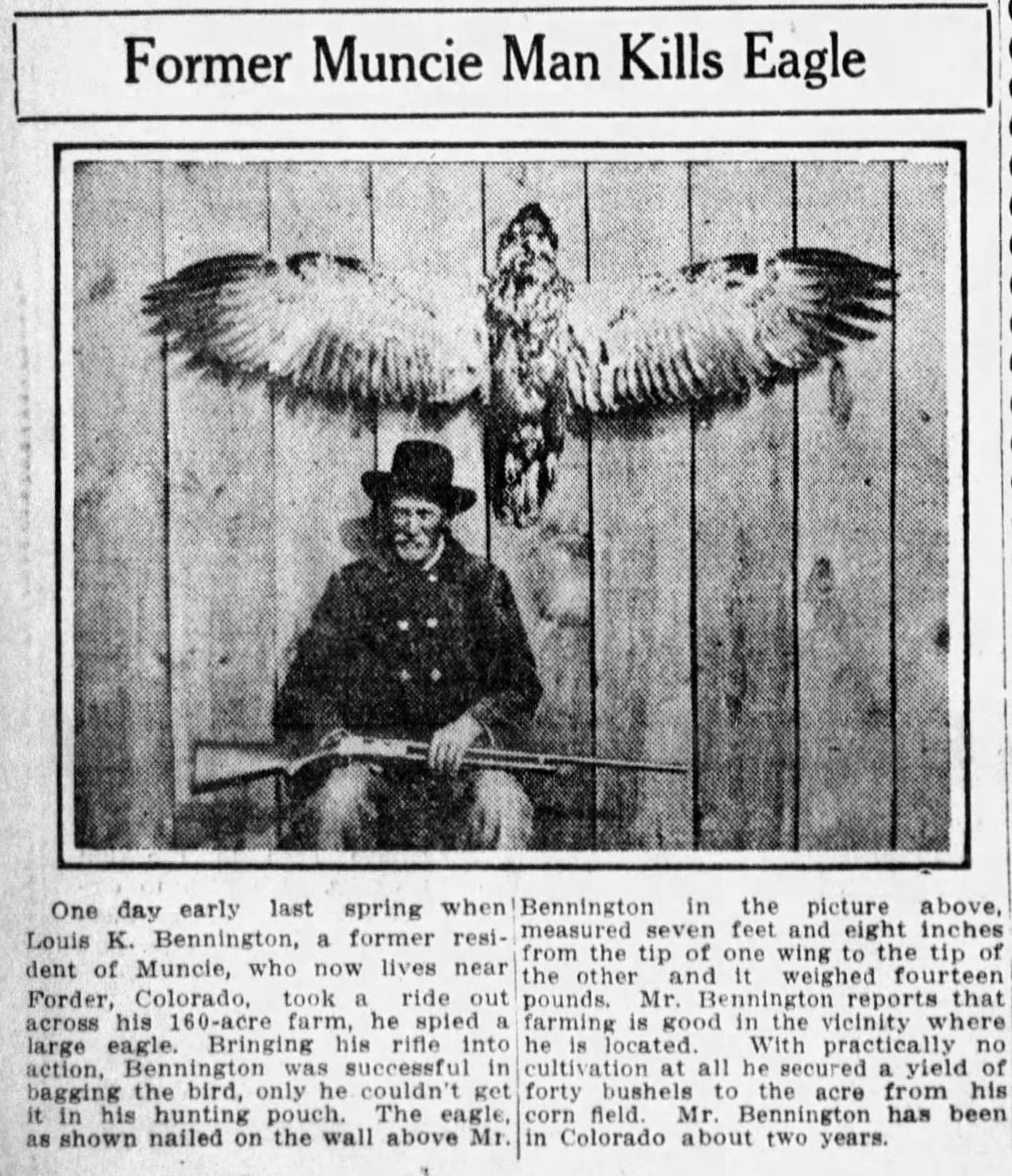 A Brief History of Birds Nailed To Barns & the Thunderbird Photo (Part 2)