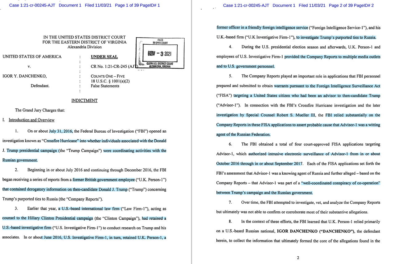 Igor Danchenko Indictment & initial appearance in EDVA -updated with FISC Orders & DOJ-OIG ...