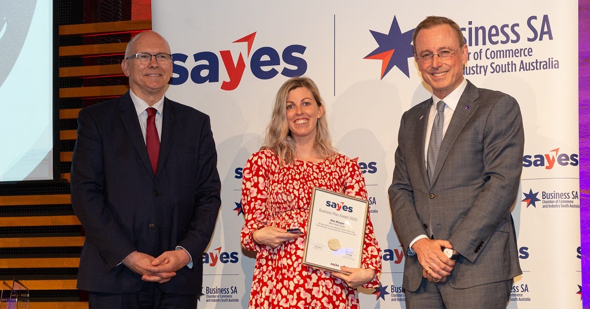 Pilates studio owner Alex Morgan wins Business SA award