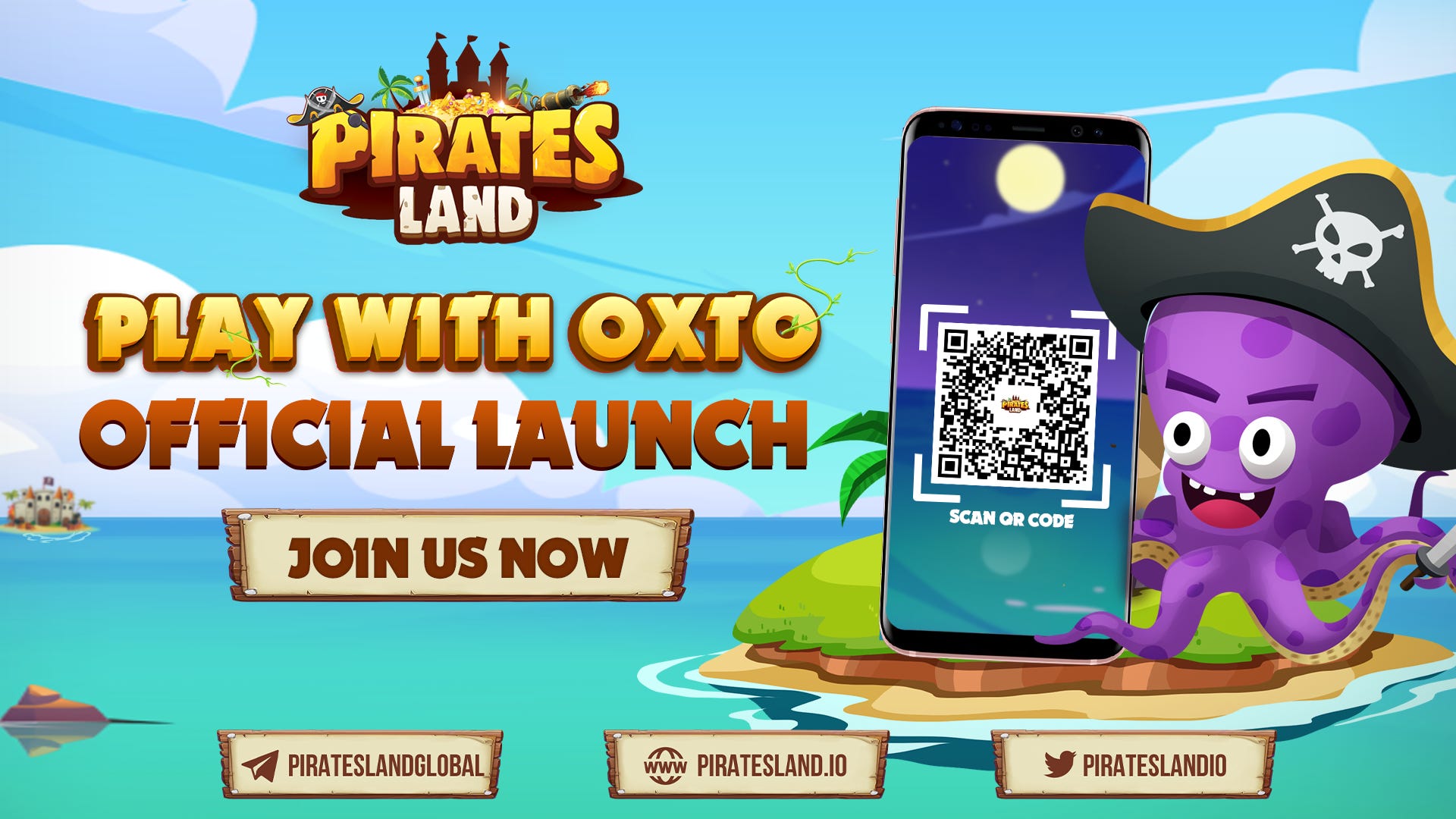 🔥OFFICIAL LAUNCH: PLAY WITH OXTO🔥 - by Pirates Land