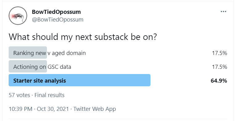 Starter Site Analysis - by BowTied Opossum - WiFi Money