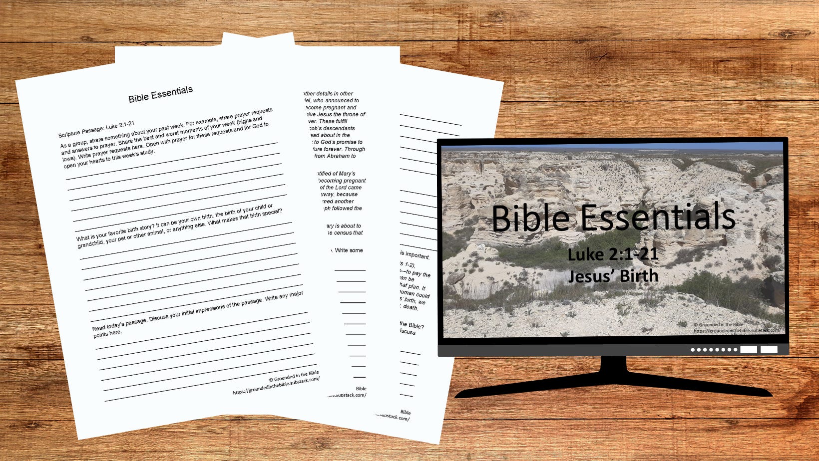 Luke 2:1-21: Jesus' Birth - by Karen Hoffman