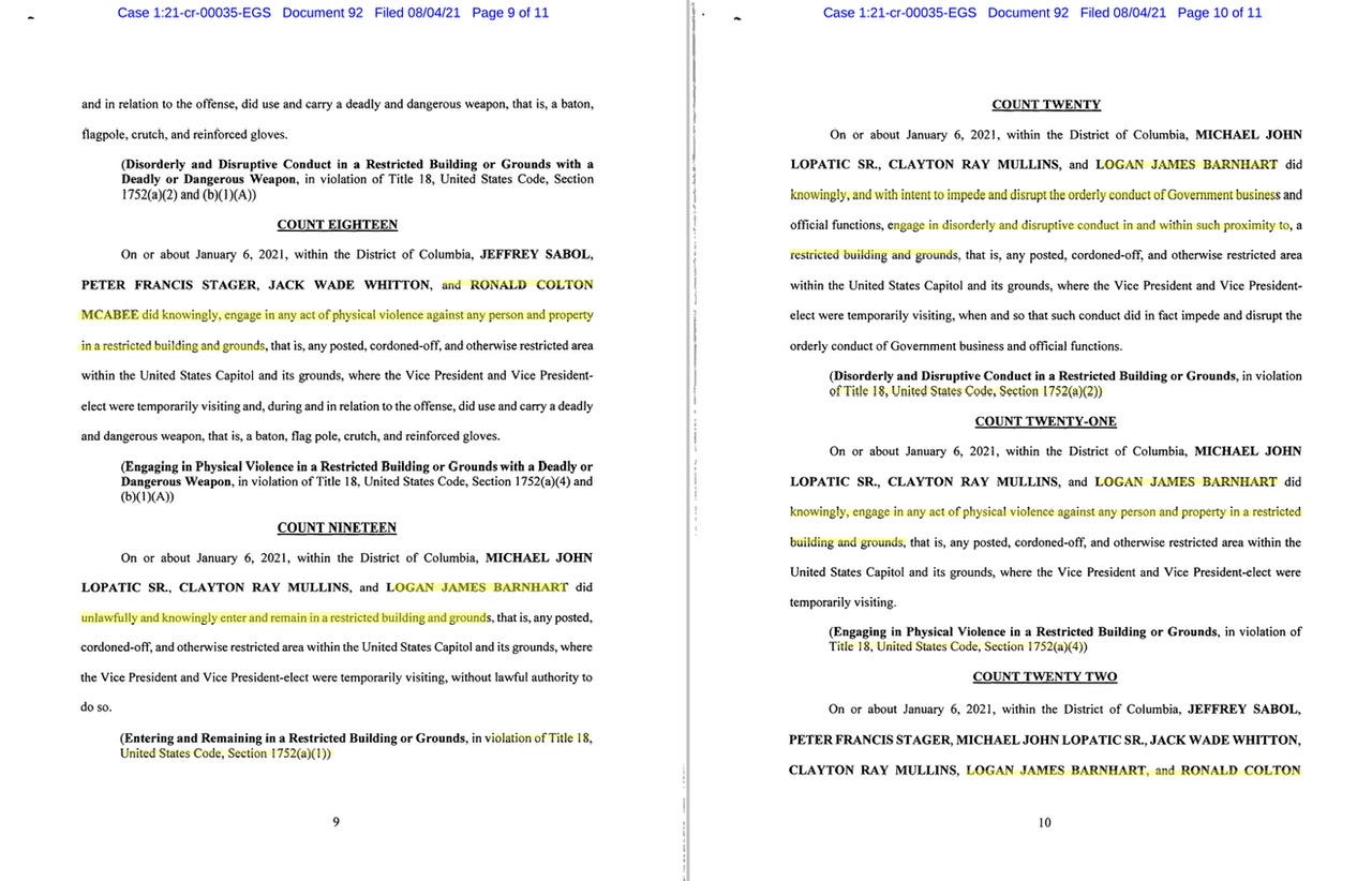 LOGAN JAMES BARNHART & RONALD COLTON MCABEE -2nd superseding indictment ...