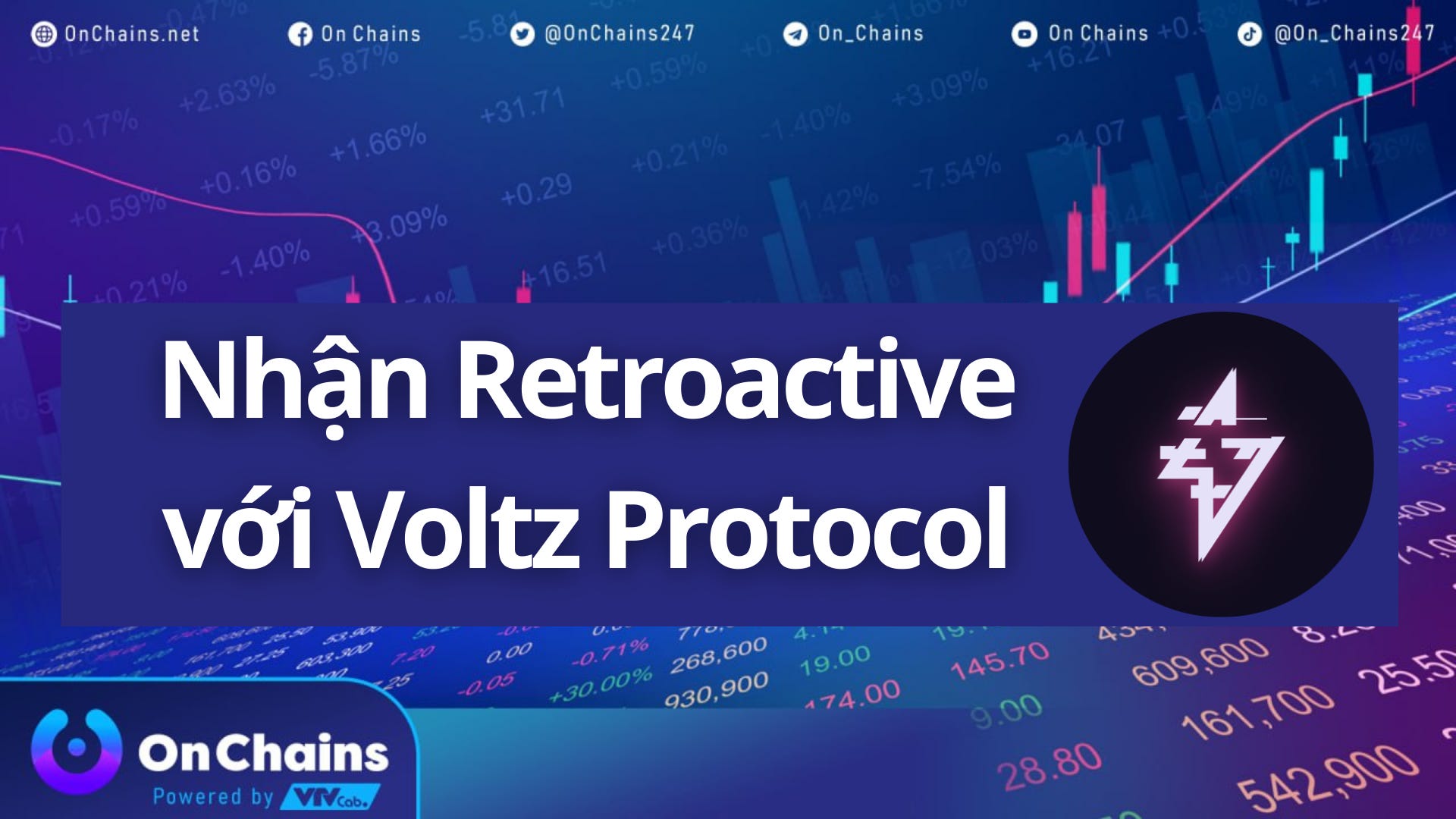 Nhận Retroactive Với Voltz Protocol - by OnChains Official
