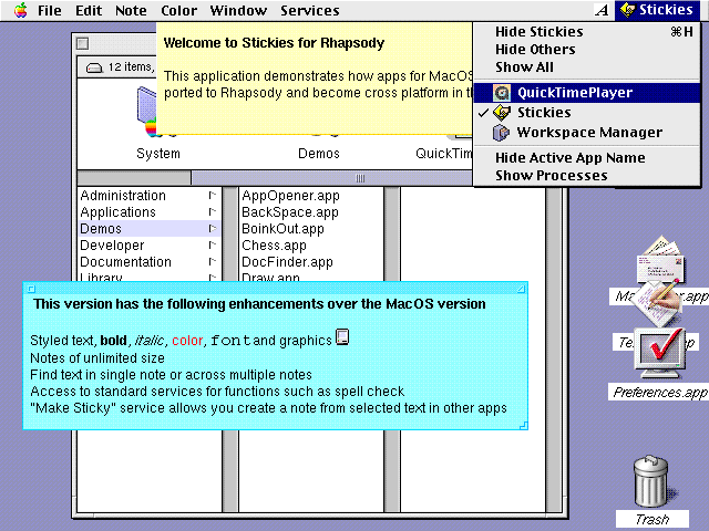 Hands on with 1998's Rhapsody DR2 (the precursor to MacOS X)