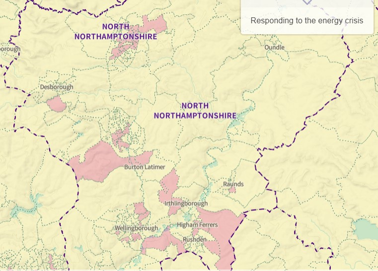 Northamptonshire’s energy crisis hotspots revealed