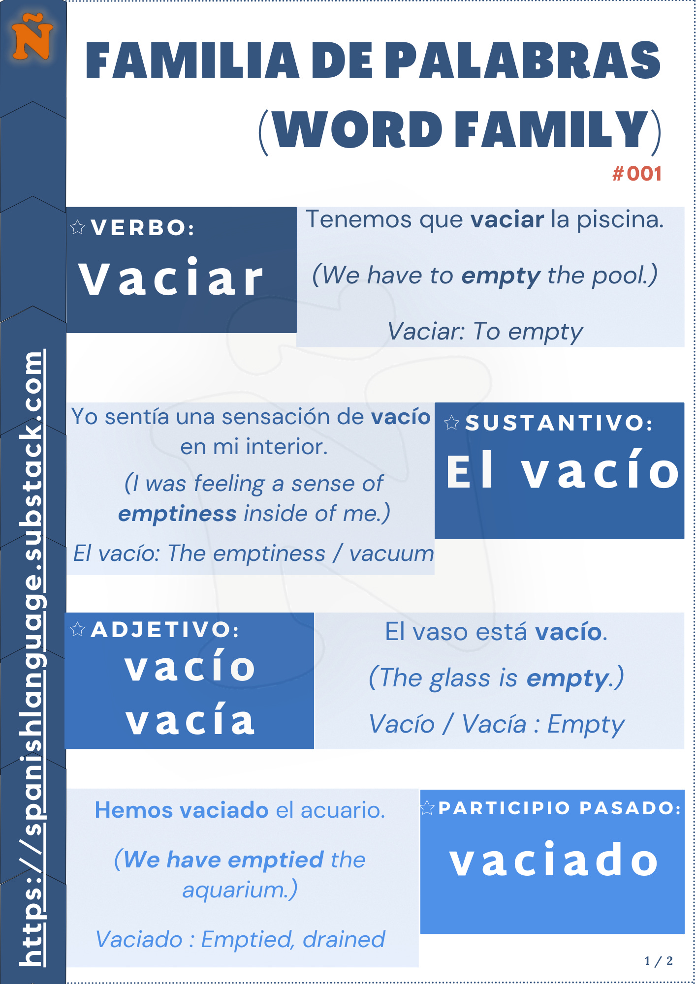 Familia de Palabras (Words Family) (001)