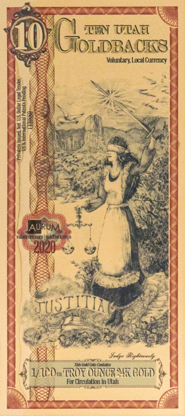 Gold is Money in Paper Form Again - by VBL - GoldFix