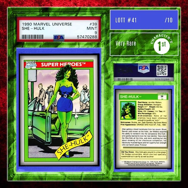 One of the most iconic trading card sets of all time, the 1990 Marvel ...