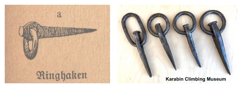 Climbing Pitons Early Evolution--part 1d--Inline pitons and the rise of ...