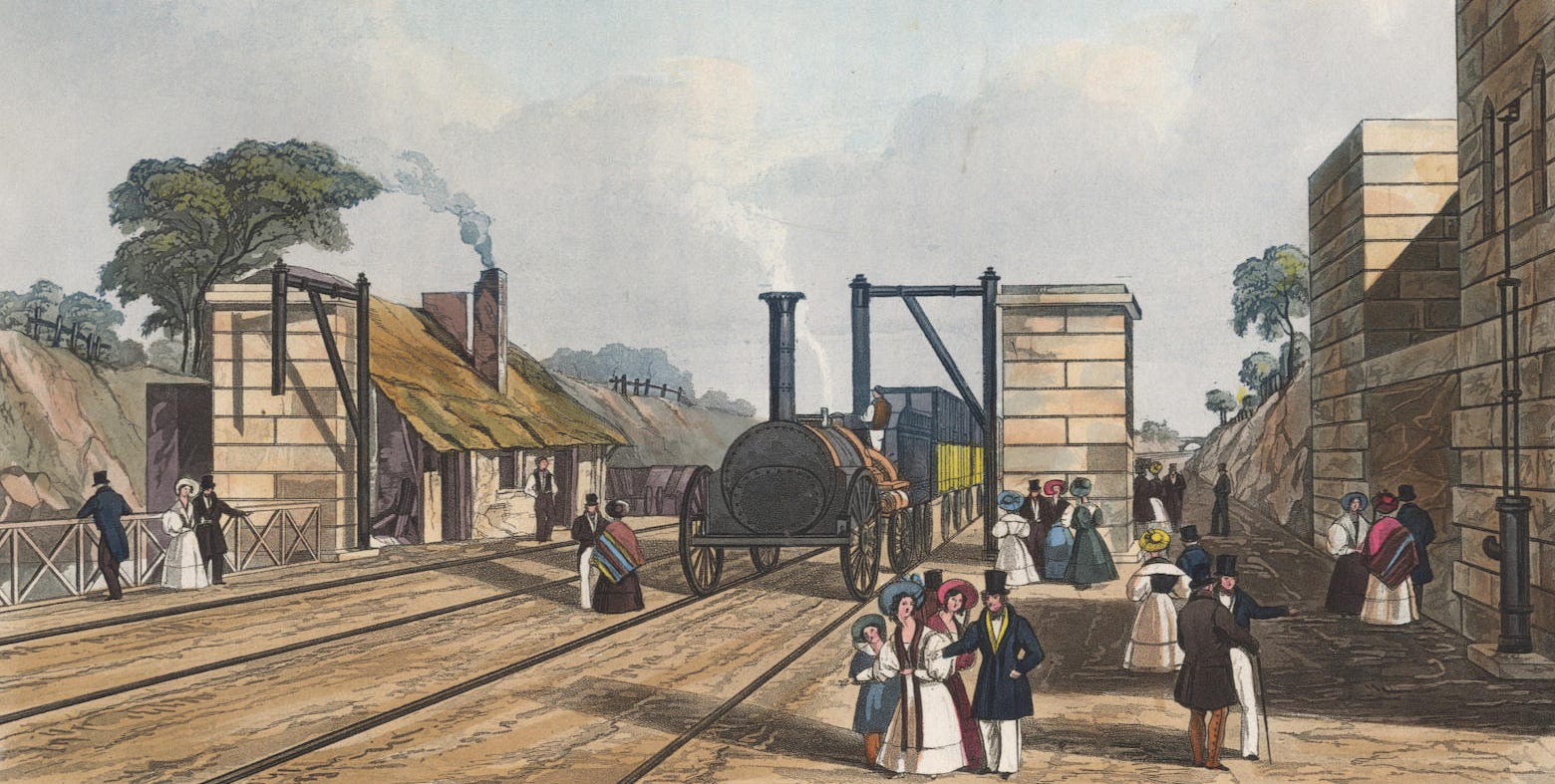 A drive in a steam engine, 1830 - by Andrew Chapman