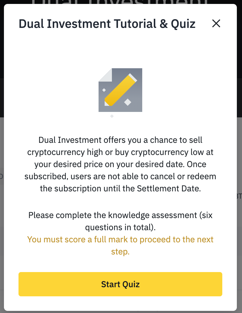 Binance Dual Investment Explained