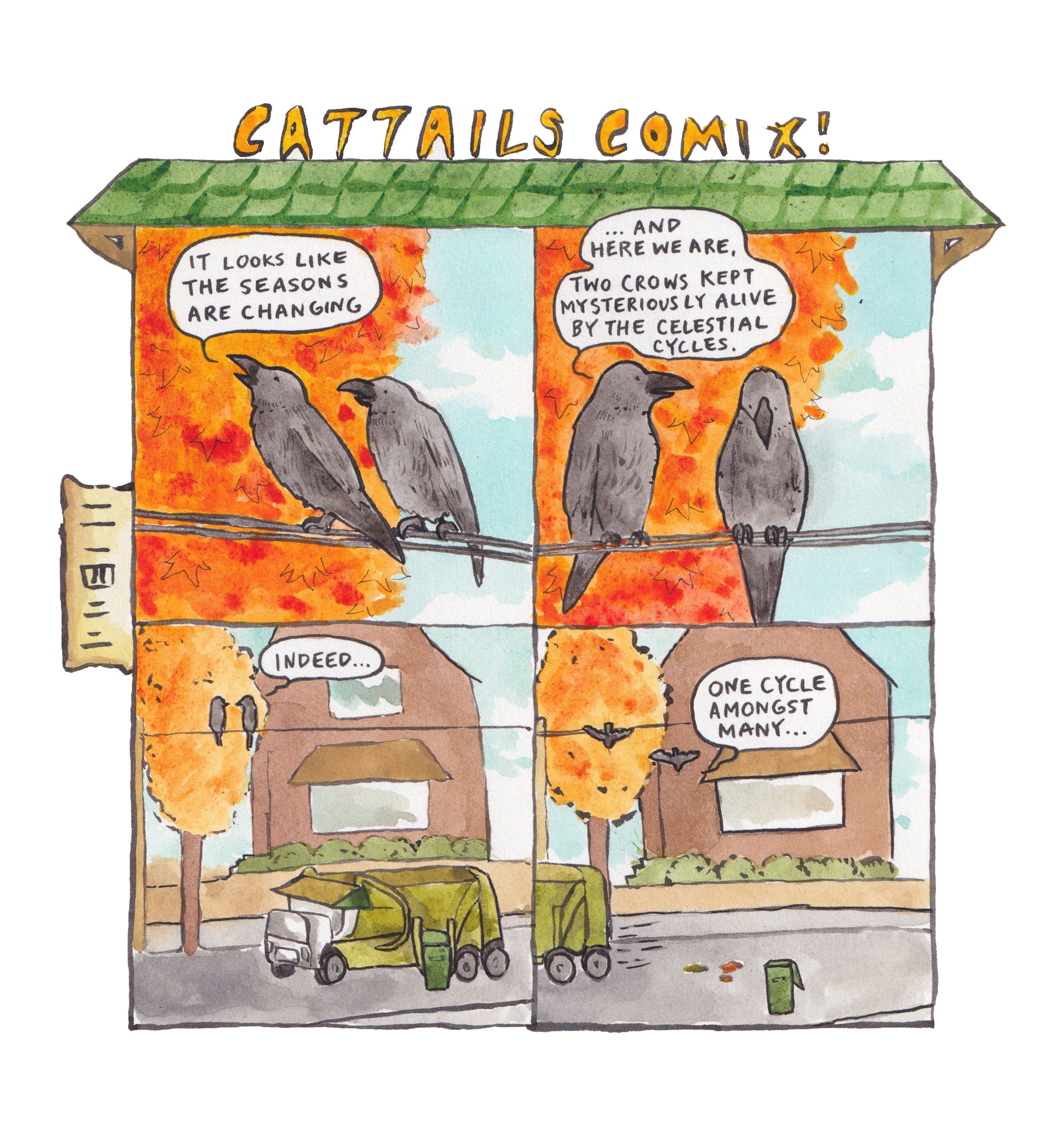 all the cycles are important - Cattails Comix