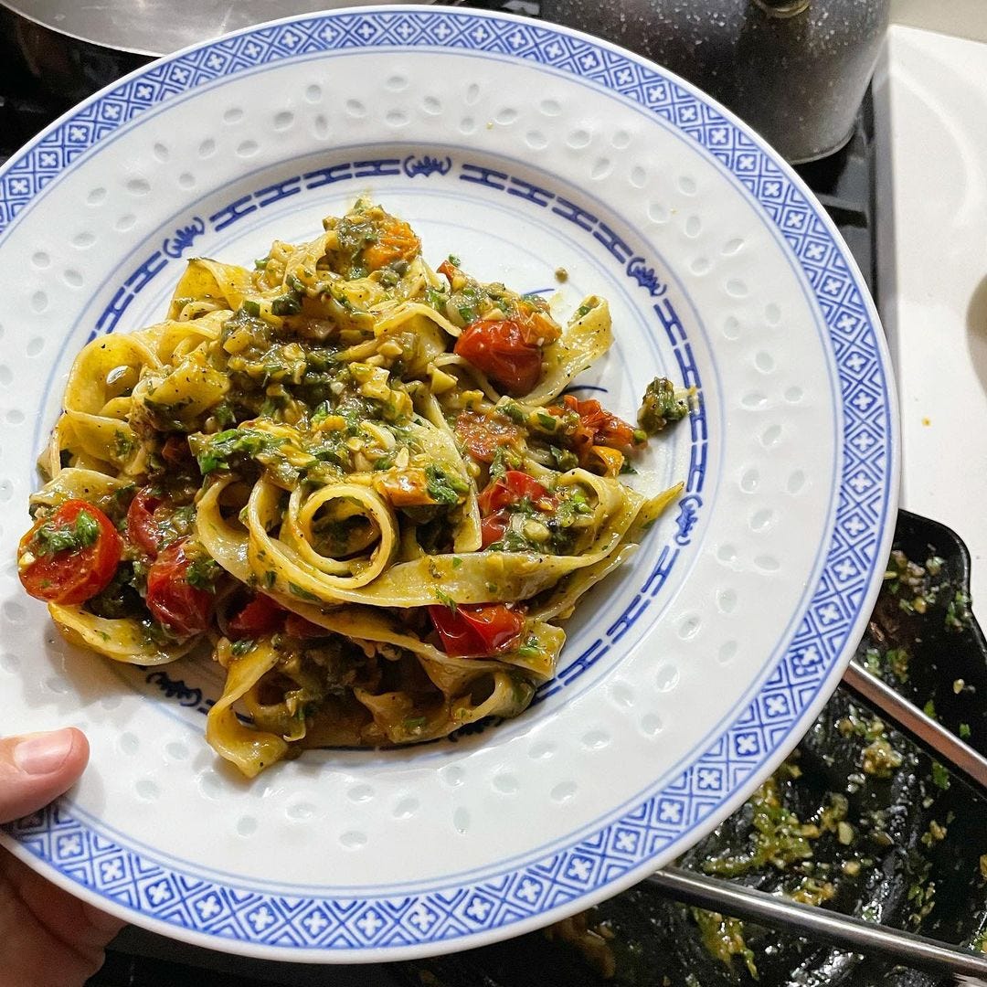 Coming Home Pasta by Fanny Singer - by Brian Hogan Stewart