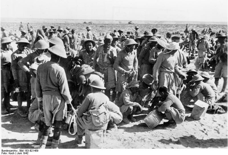 Shipped out of Tobruk as a POW - by Martin Cherrett