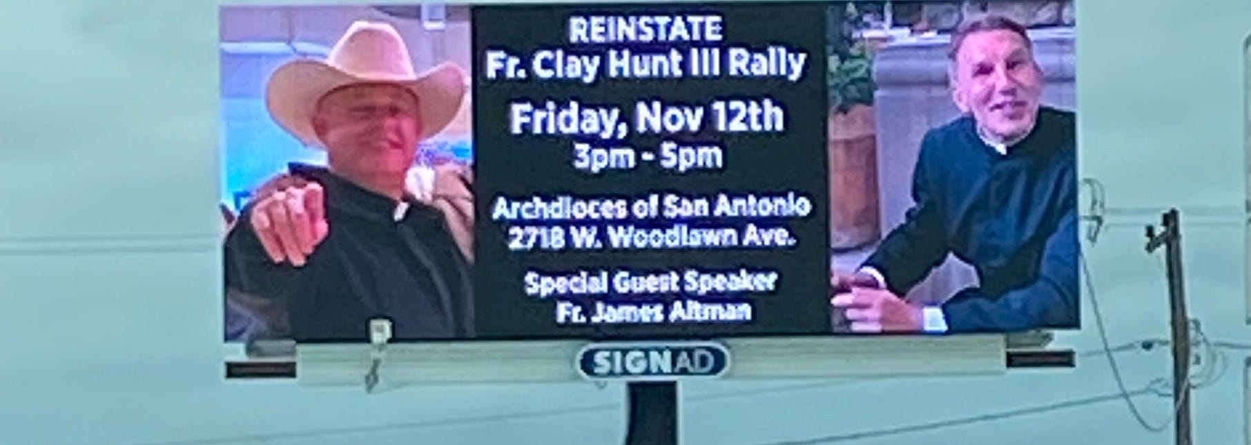 New News in the Curious Case of Fr. Clay Hunt III