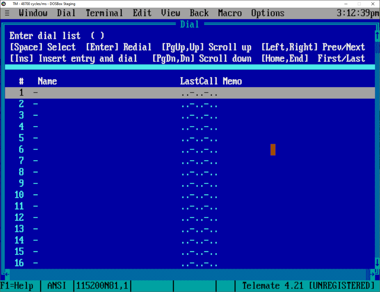 Connecting to a BBS - by TheRetroDev