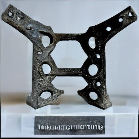 AI Produced Design for Additive Manufacturing