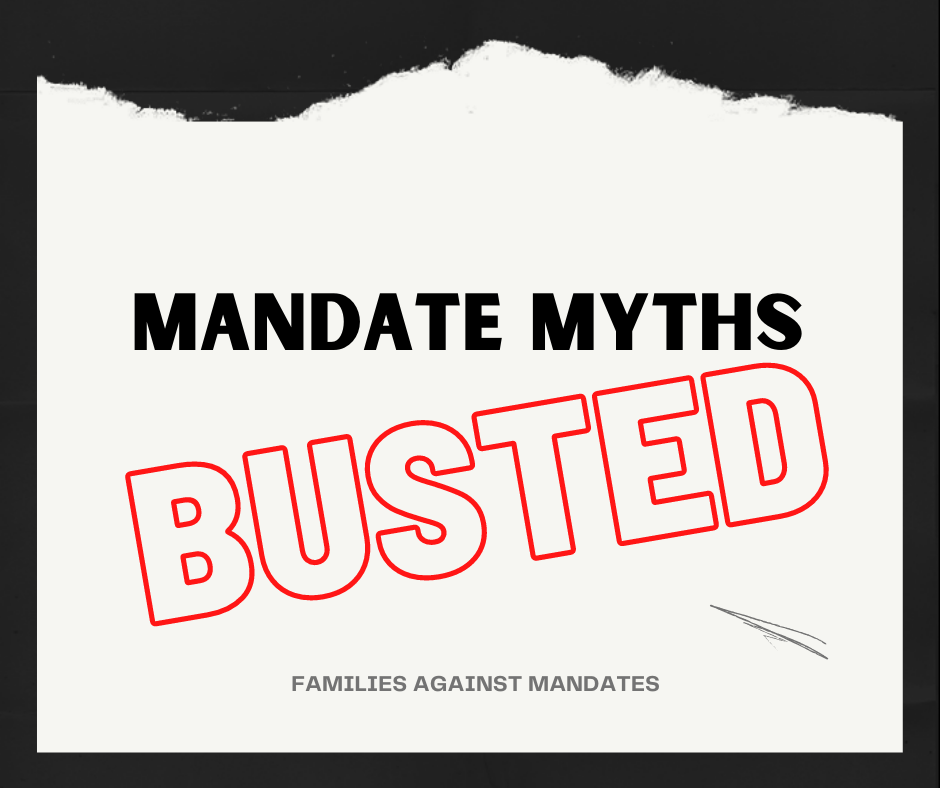 3 Mandate Myths - Busted - Families Against Mandates