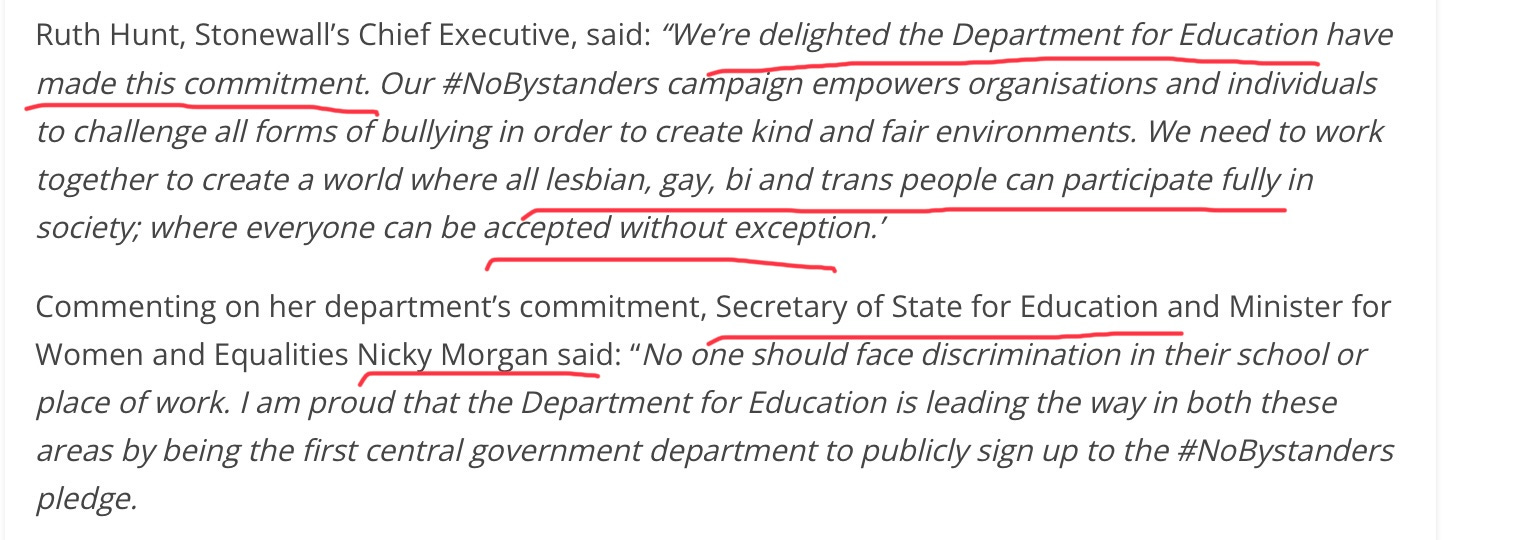 Ruth Hunt and Ofsted - by @STILLTish - The Glinner Update