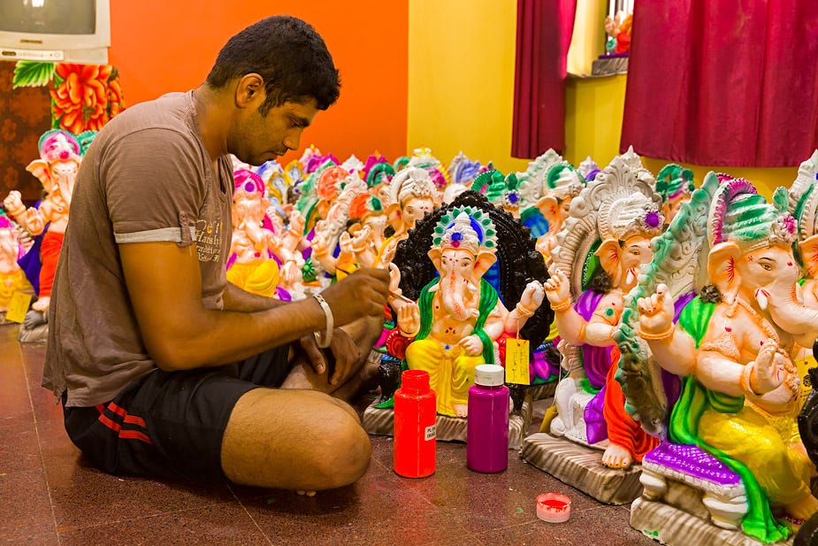 Ganeshas Taking Shape - Photo Blog by Rajan Parrikar