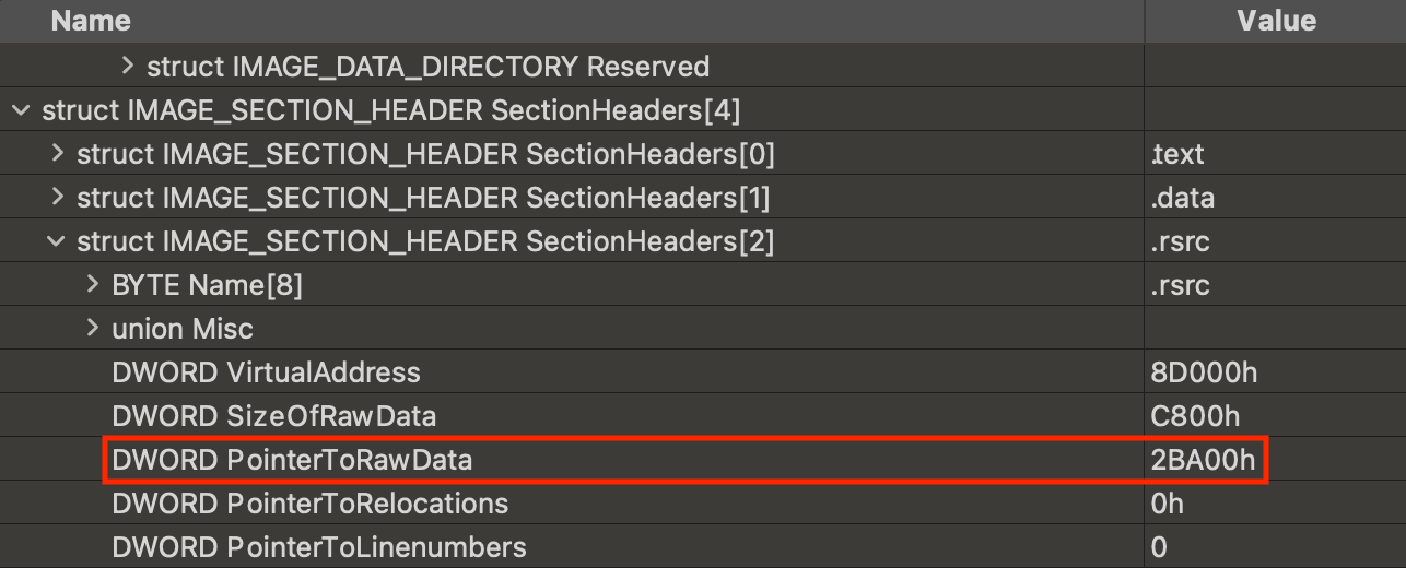 Non-Standard Version Information Resource