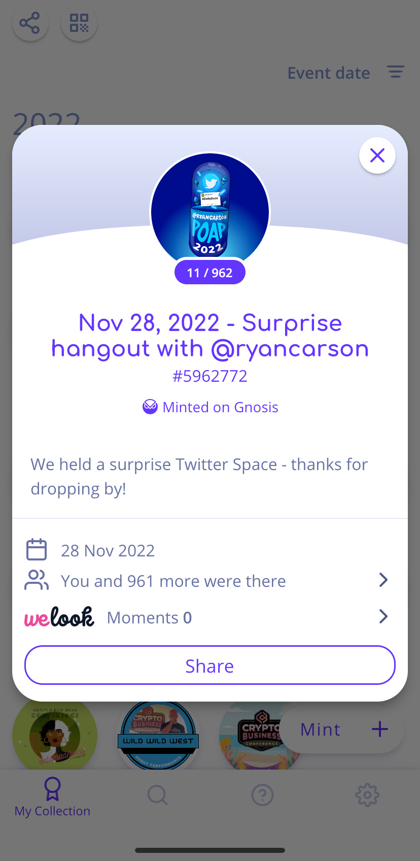 [Short #155] Live Social Audio x POAPs - Web3 with TPan