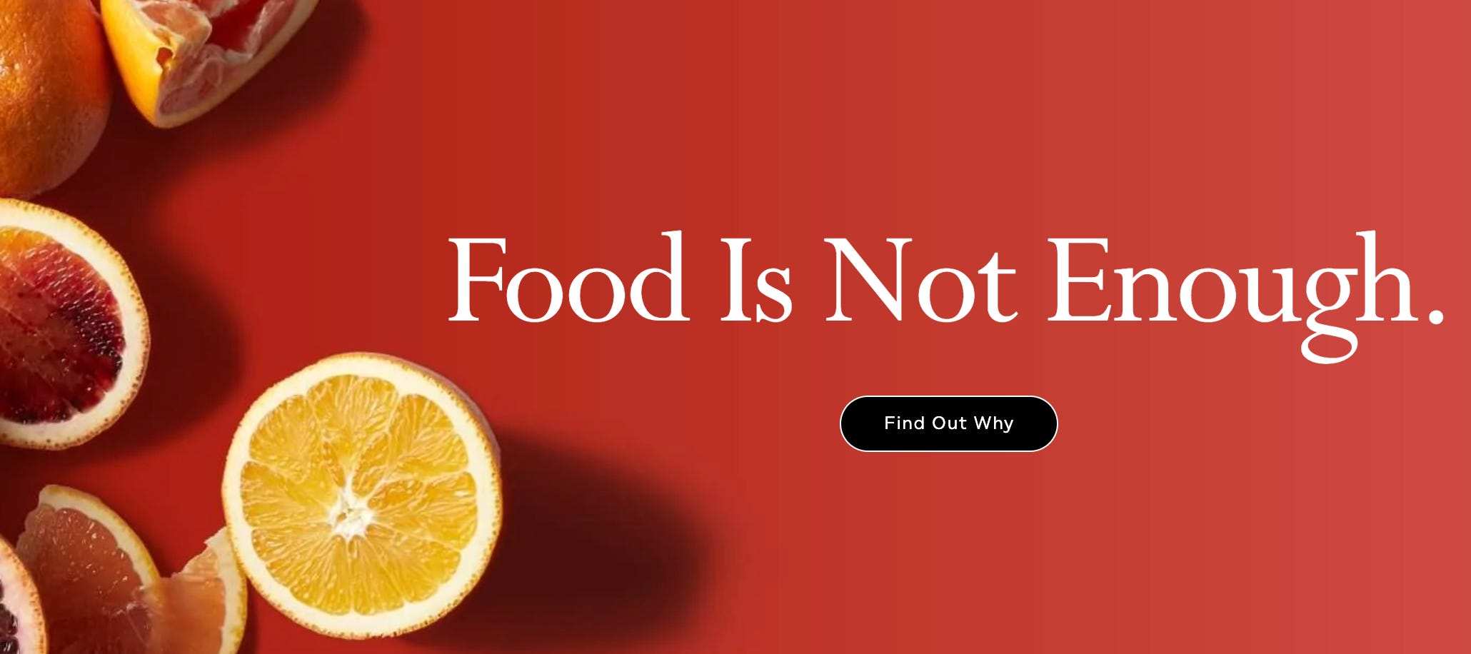 FOOD IS NOT ENOUGH - by Sara Petersen