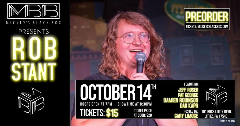 October Comedy Shows - POV Comedy
