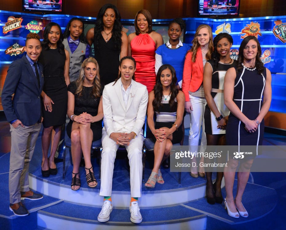 The evolution of WNBA fashion, as told through every draft's class photo