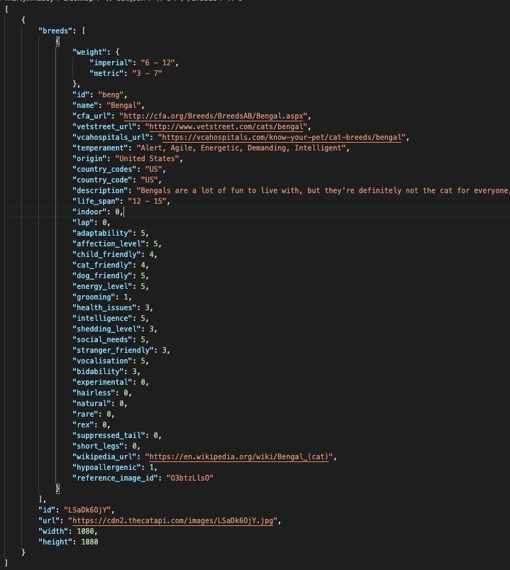 How to use data from one API call, to configure the next API call