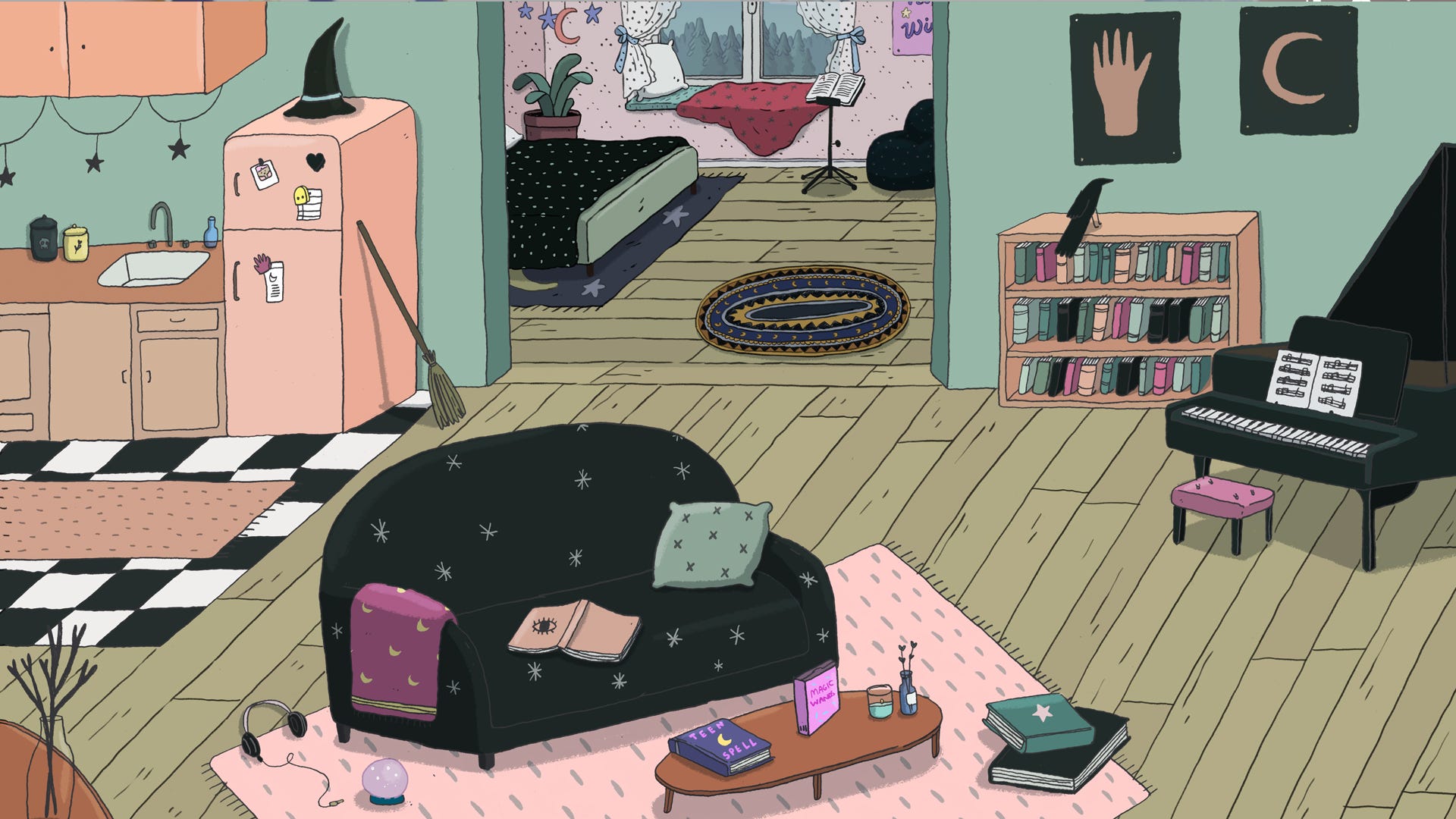 Time is Lonely - by Julia Pott - slow motion multitasking