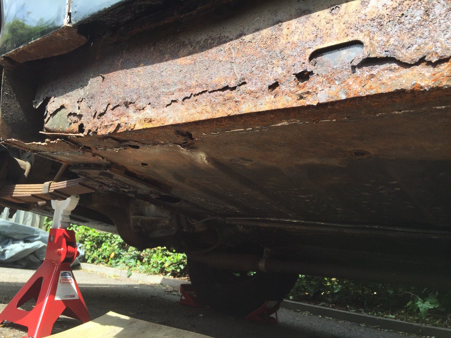 You can now buy a brand new rusty Land Rover, if you really want.