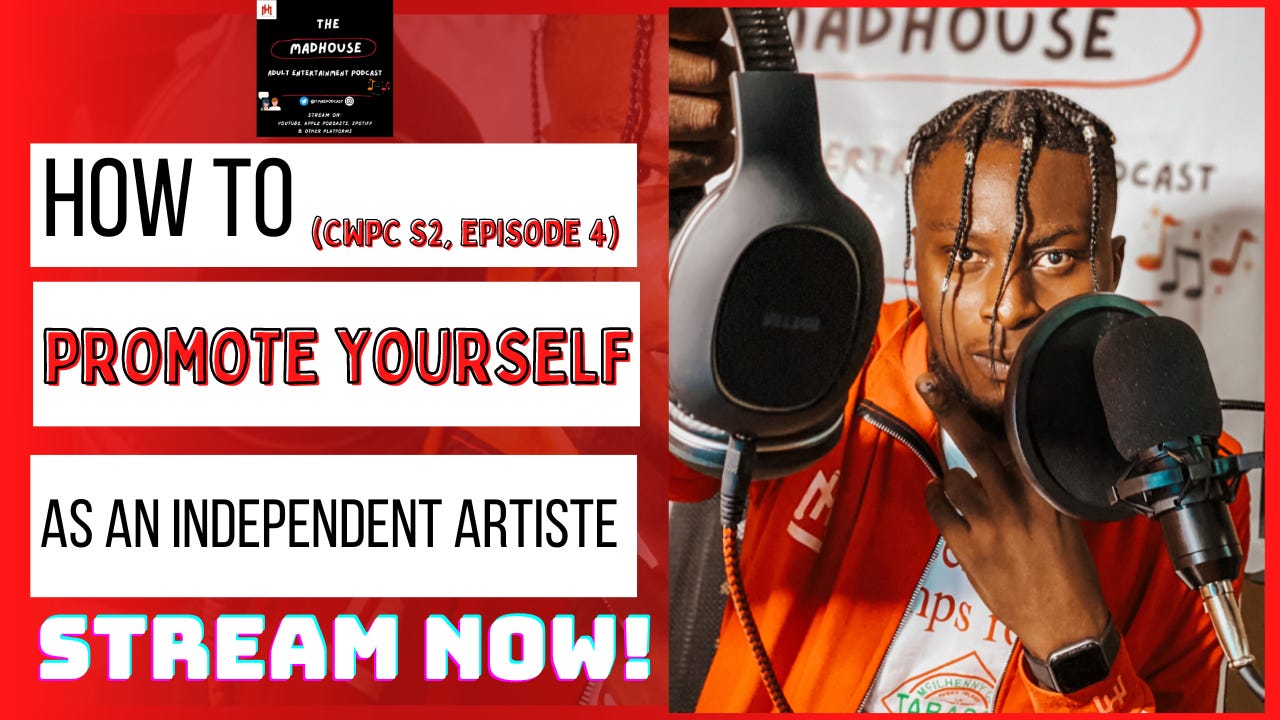 How to promote yourself as an independent artiste - Chat With Pablo ...