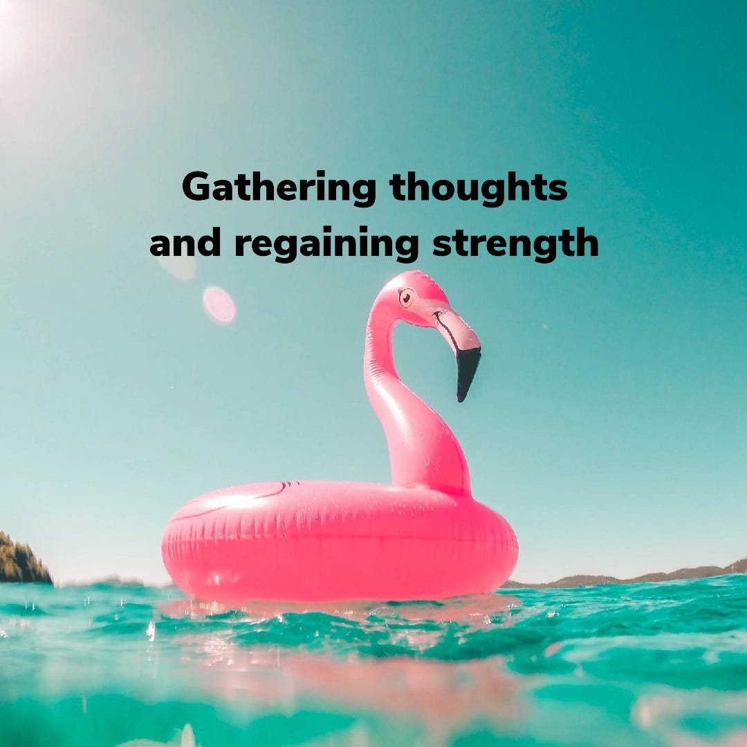 Gathering Thoughts and Regaining Strength - by Bridget Ball