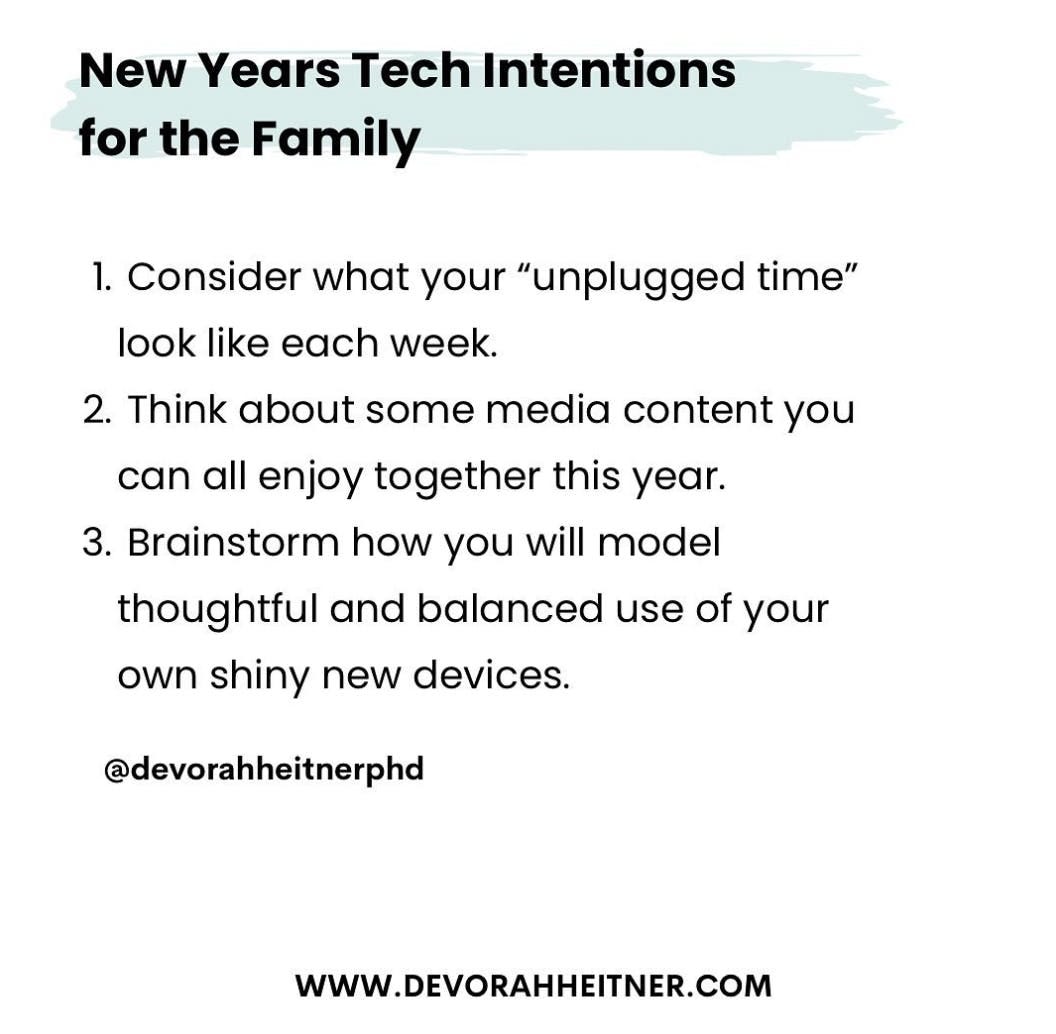 Tech intentions for 2023 - by Devorah Heitner, PhD