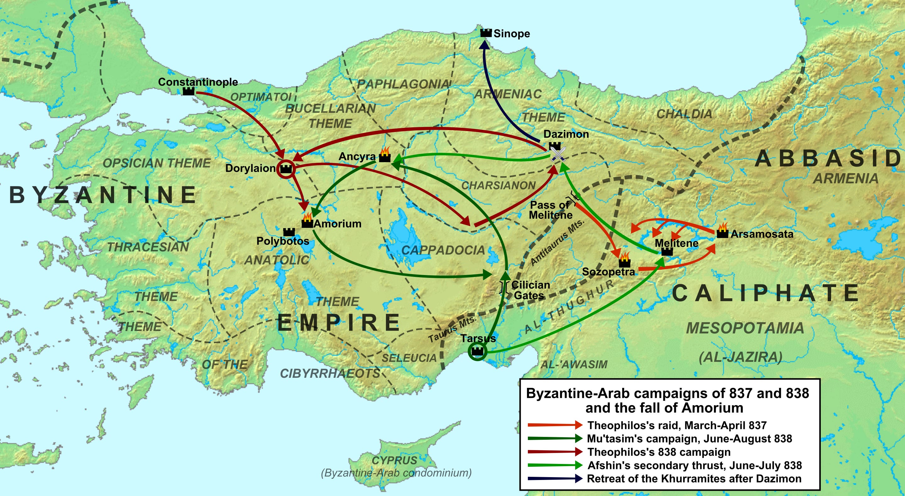Today(?) in Middle Eastern history: the Sack of Amorium (838)