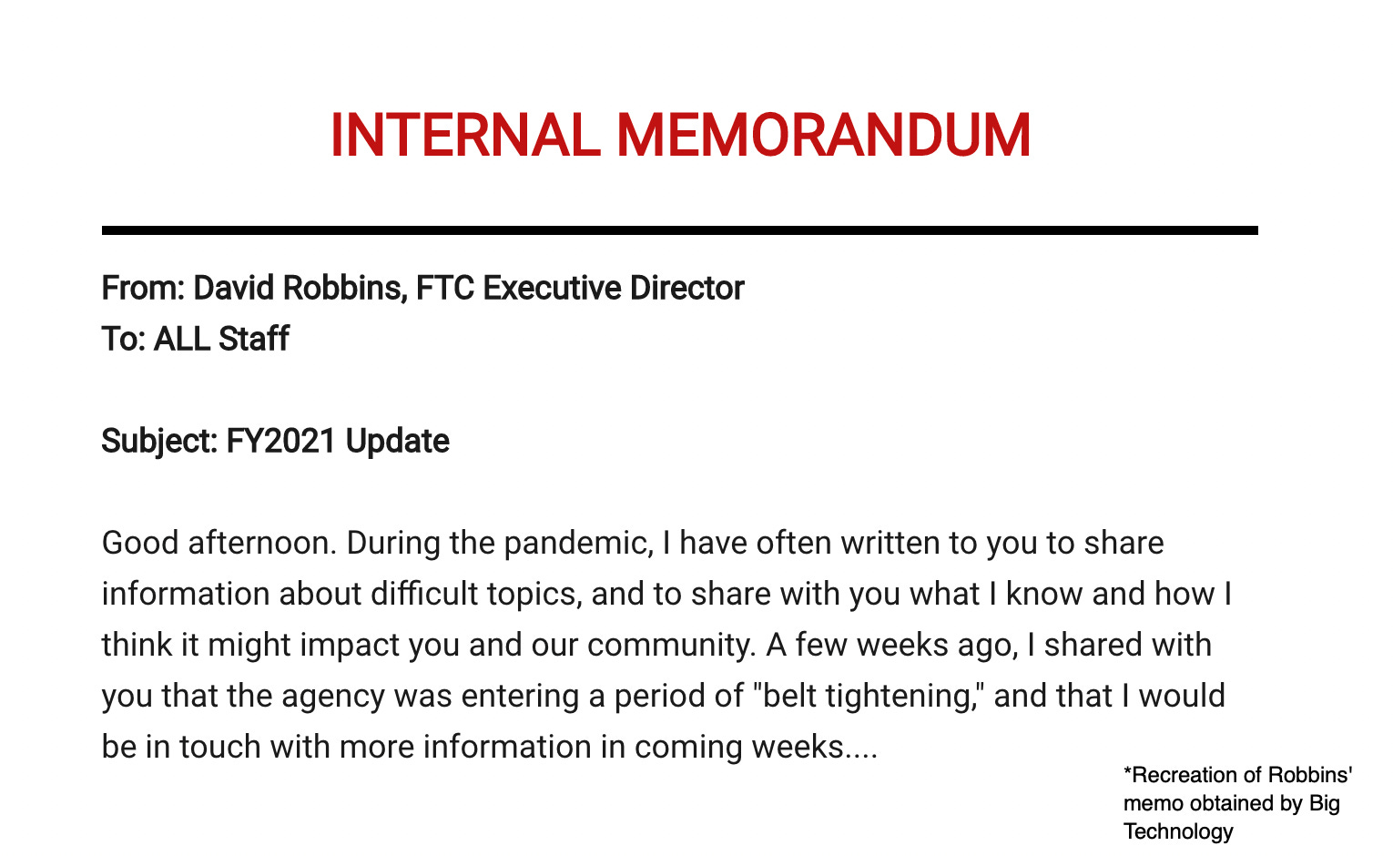 ‘A Breathtaking Constraint on Capacity’: Internal FTC Memo Announces ...