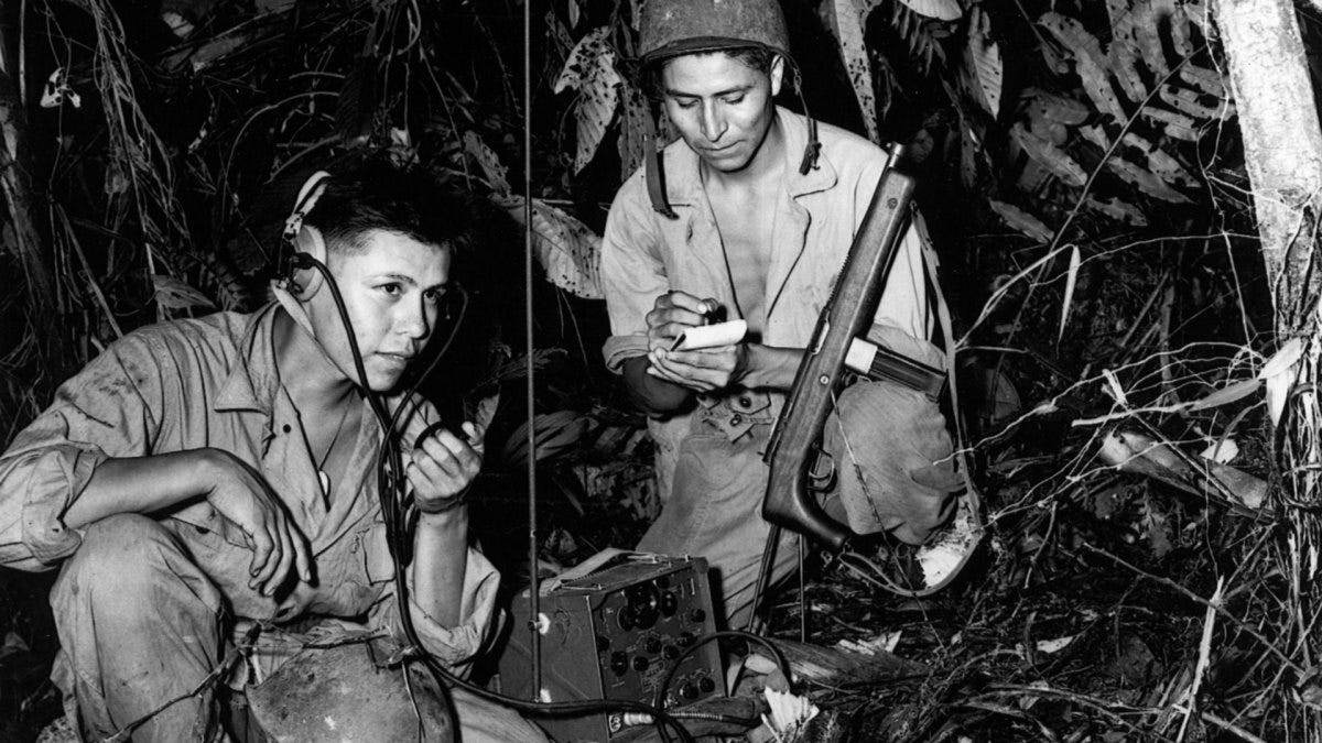 Navajo Code Talkers Join The Marines By Martin Cherrett