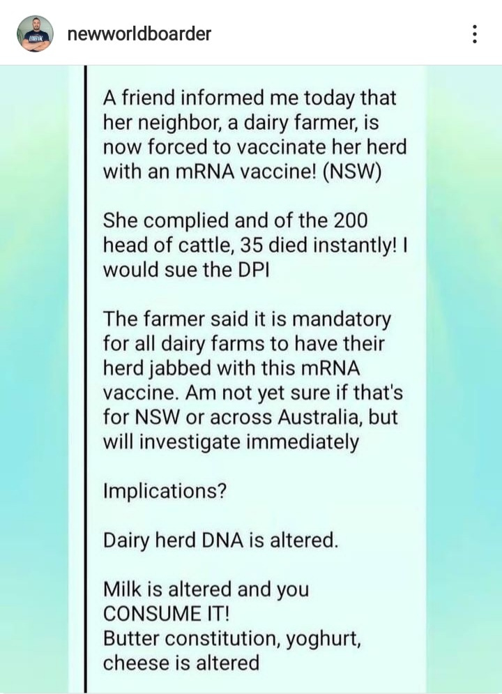 Ag Facts: Cows and mRNA shots - by Thomas Moir