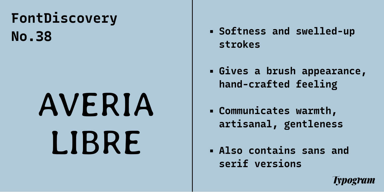 Reviewing Averia: A Versatile Font Inspired by Computation - FontDiscovery